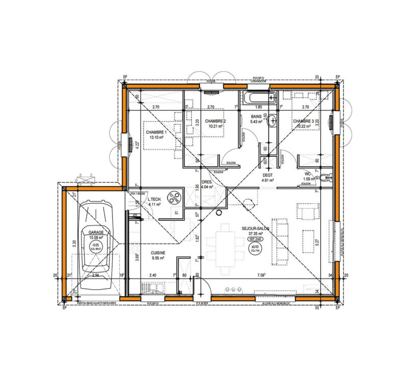Nos plans de maisons neuves - Construction Horizontale