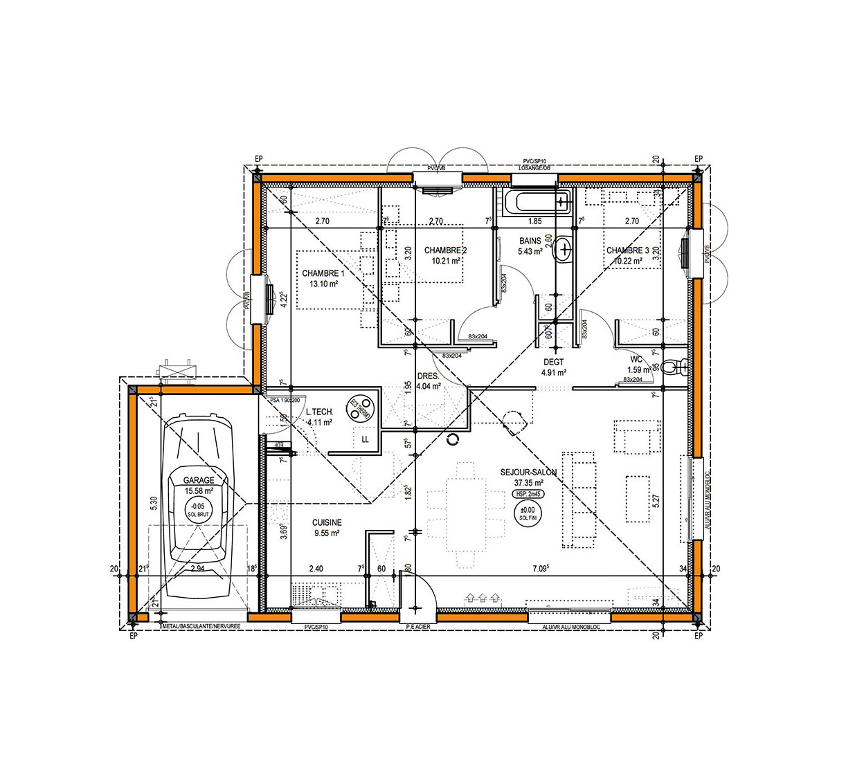 Nos plans de maisons neuves - Construction Horizontale