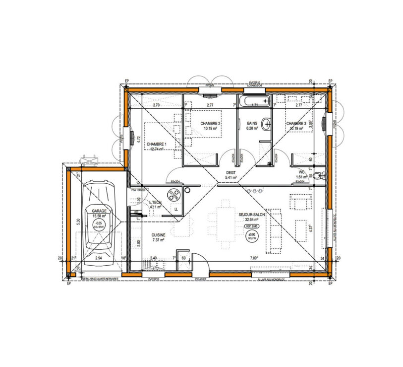 Nos plans de maisons neuves - Construction Horizontale