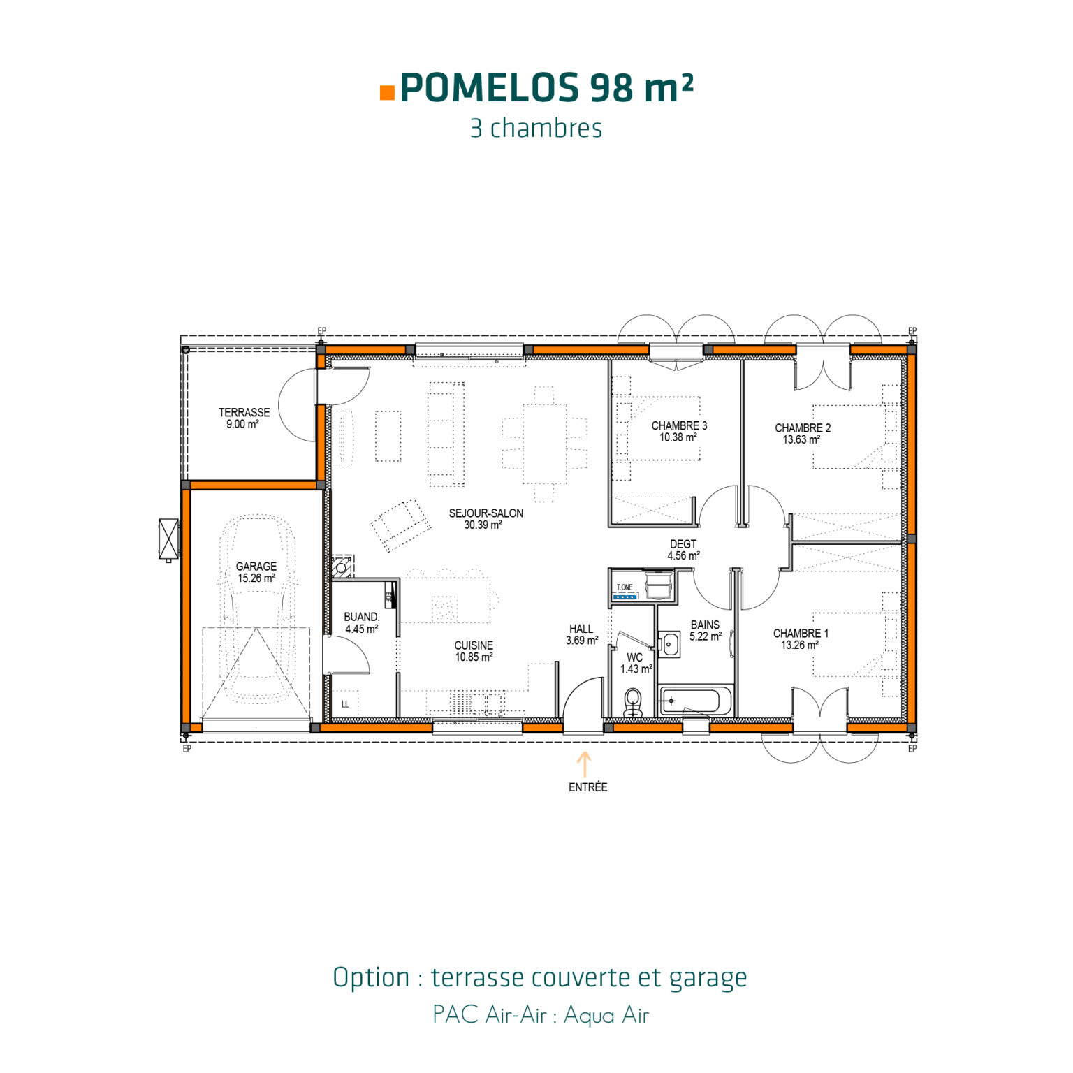 Nos plans de maisons neuves - Construction Horizontale