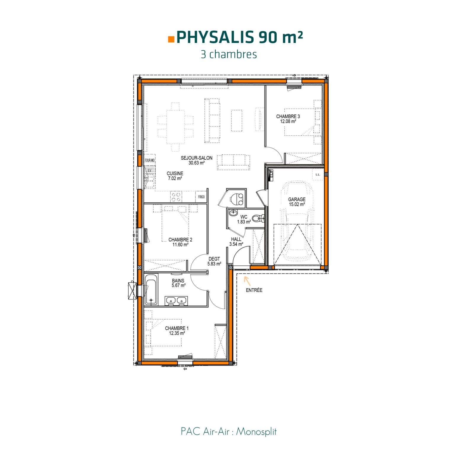 Nos plans de maisons neuves - Construction Horizontale